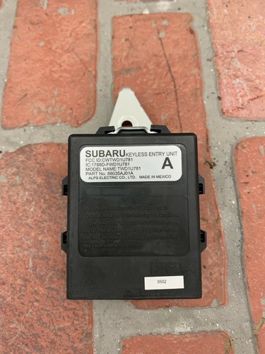 2013 SUBARU OUTBACK KEYLESS ENTRY CONTROL MODULE UNIT OEM 88035AJ01A | eBay