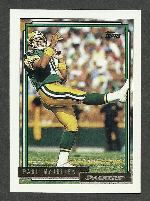1992 Topps Gold Paul McJulien Green Bay Packers #634 Jackson State | eBay