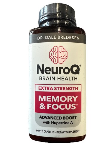 NeuroQ Brain Health Memory & Focus Extra Strength 60 Veg Caps W ...