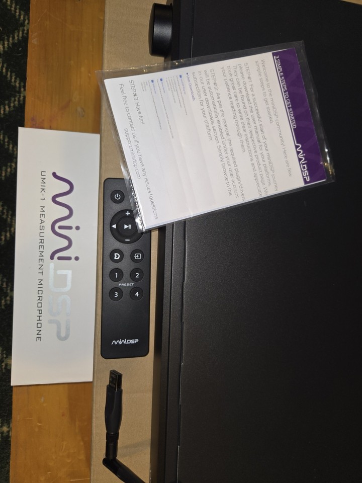 miniDSP SHD w/ Dirac Live + Remote + UMIK-1 Microphone | eBay