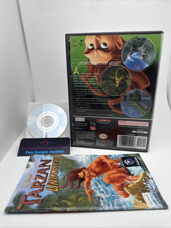 Disney's Tarzan: Untamed (Nintendo GameCube, 2001) 8888150046| eBay