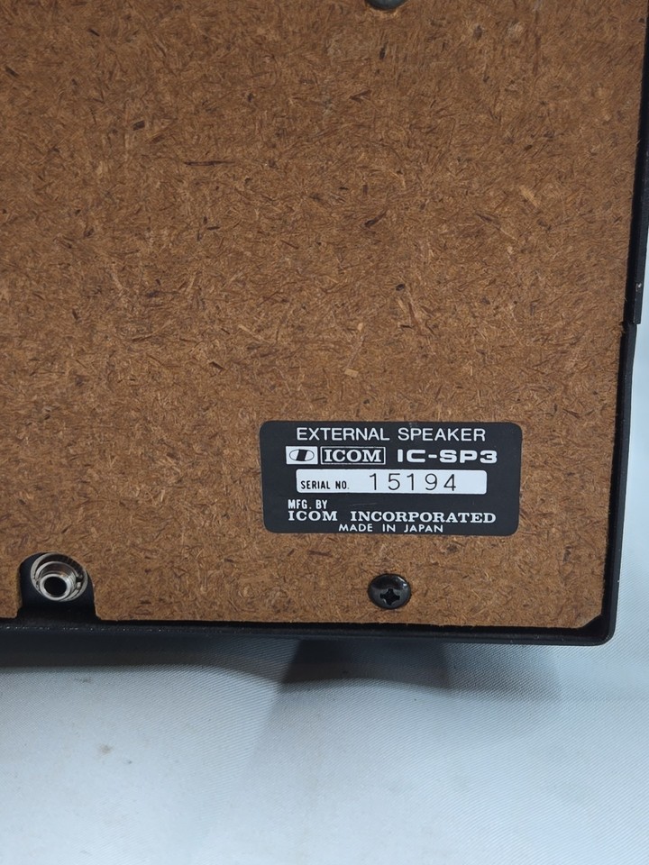 ICOM IC SP3 EXTERNAL SPEAKER FOR ICOM IC 745 751 745 735 Tested | eBay