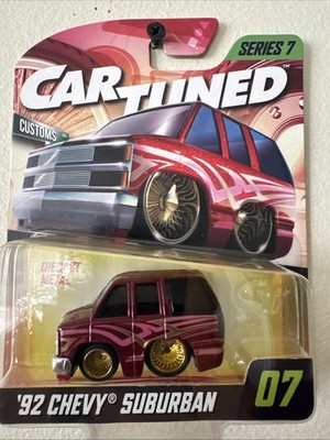 MGA 1/64 2025 CAR TUNED CUSTOMS BURGANDY '92 CHEVY SUBURBAN SERIES 7 ...