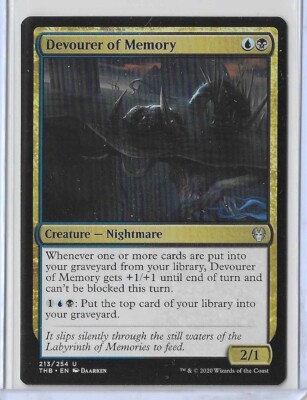 MTG Devourer of Memory Theros Beyond Death (THB) Uncommon Card #213/254 ...