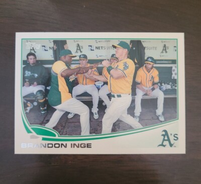 2013 Topps Brandon Inge #76 Oakland Athletics | eBay