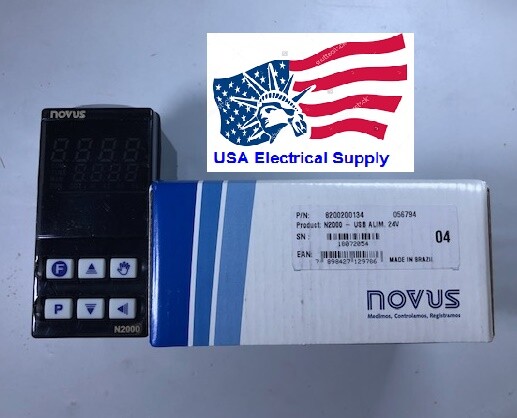 8200200134, N2000- USB Novus Process Controller 100-240VAC/DC, 4 Relay ...