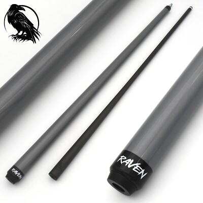 Carbon Fiber Pool Cue, RAVEN R3 Grey, 11.8mm, Pro-Taper, Radial, Soft ...