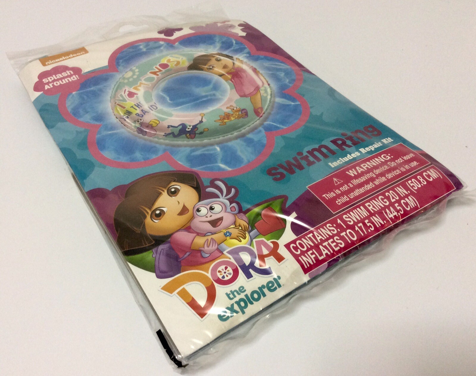 DORA the Explorer Inflatable SWIM RING Pool Float - NICKELODEON Ages 3 ...