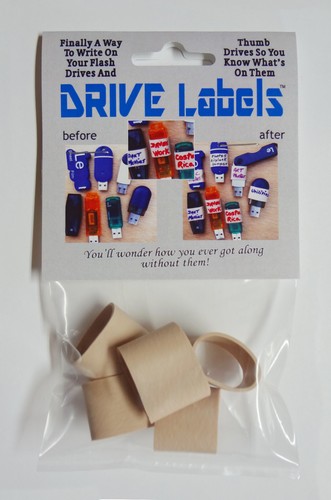 Drive Label Bands Write On Your Flash Drives And Thumb Drives | eBay