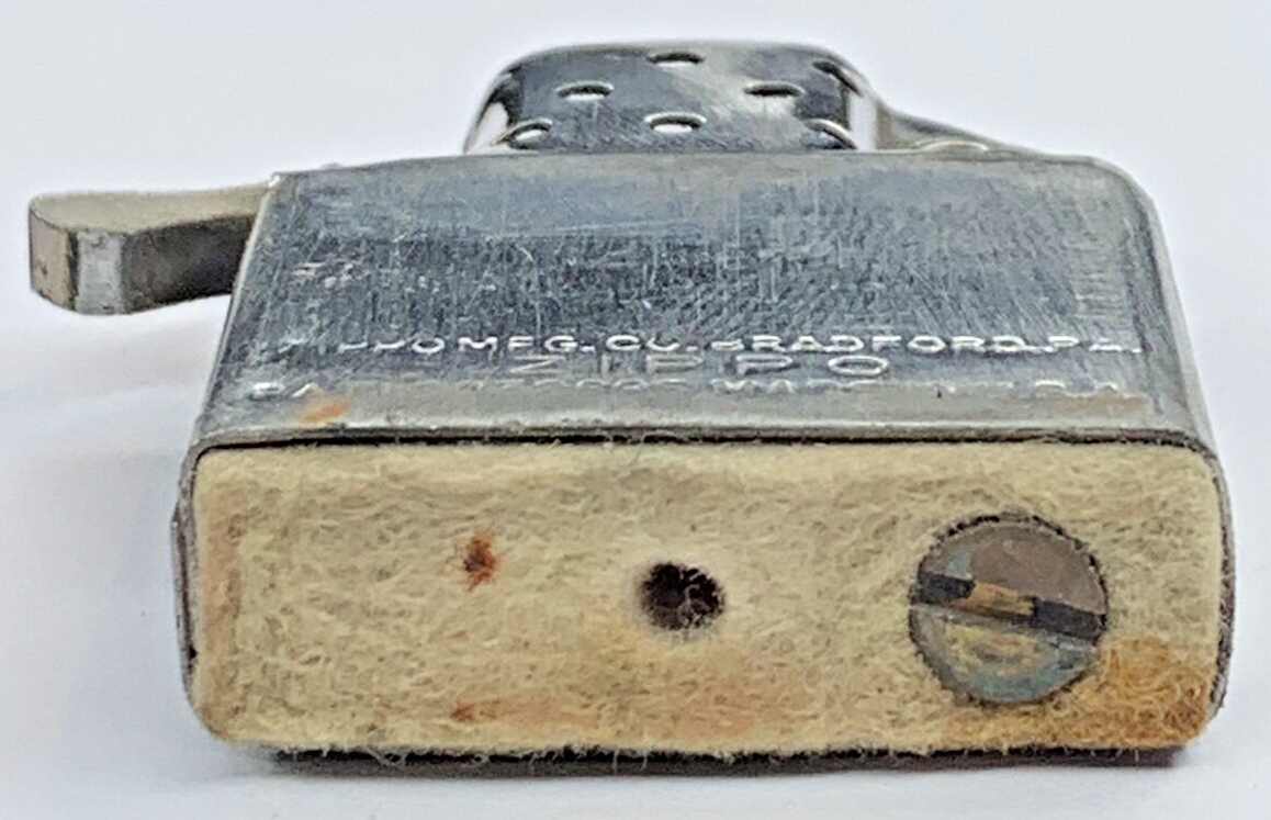 Vintage 1940s Zippo Lighter 5 Barrel 16 Hole Pat. 2032695 Tobacciana ...