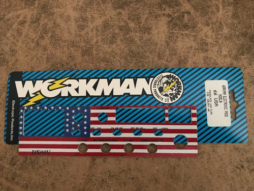 WORKMAN GALAZY DX 66V FACEPLATE Front Bezels CB RADIO LOTS SSB HAM FM ...