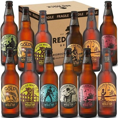 Wold Top Beer Gift Set Mix Craft Beer Ale British Ale Gift Box Pack 12 ...