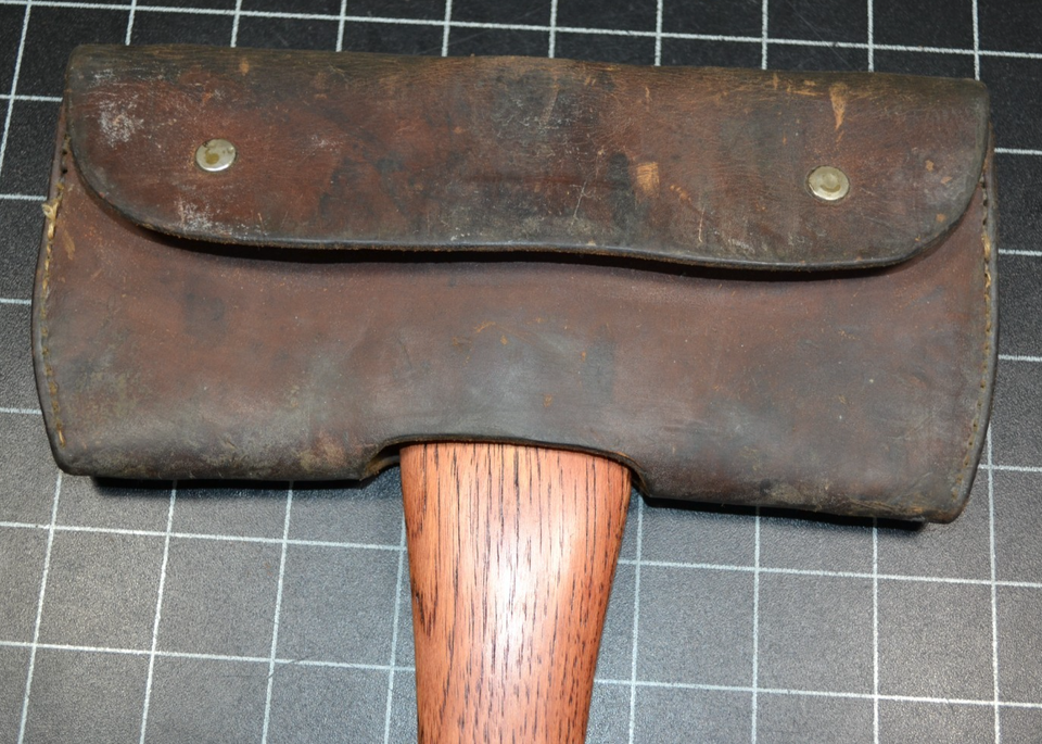COLLINS - CRUISER - DOUBLE BIT AXE WITH VINTAGE SHEATH | eBay