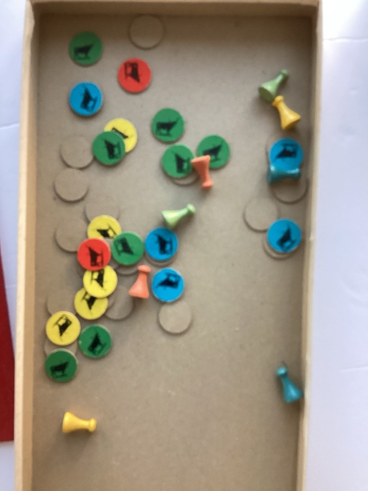 Vintage 1947 Milton Bradley Buckaroo Cowboy Roundup Board Game | eBay