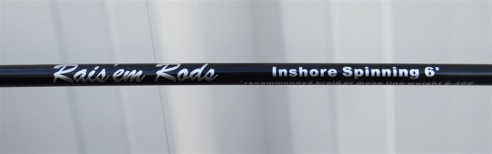 Seigler, Truth Raise'em Rods IS Inshore Spinning 6' Carbon Fiber ...