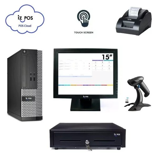 POS system Touch screen+cash drawer,cpu,barcode+Cloud CRM Software ...
