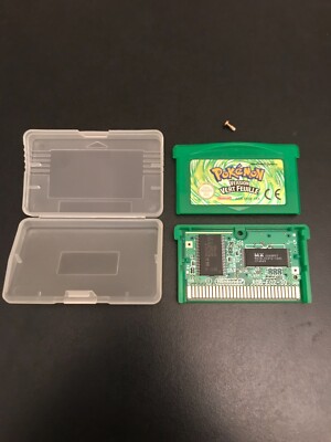 Pokemon Vert Feuille Game boy Advance GBA Gameboy SP AUTHENTIQUE (rouge ...