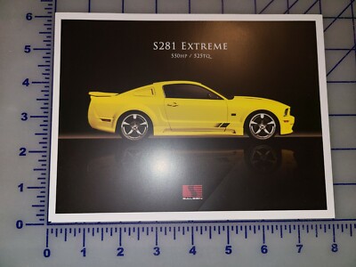 2007 Ford Saleen Mustang S281 Brochure Folder | eBay