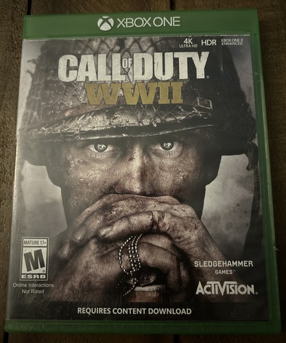 Call Of Duty WWII WW2 World War 2 Microsoft Xbox One Video Game 2017 ...
