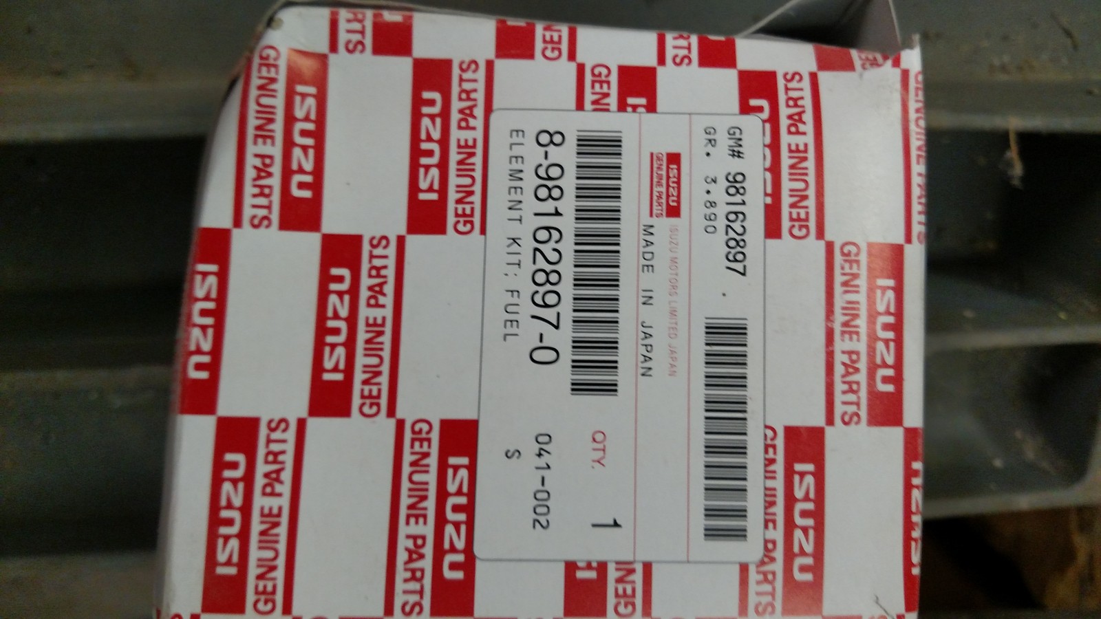 8-98162897-0 Isuzu Element Kit 8981628970 | eBay