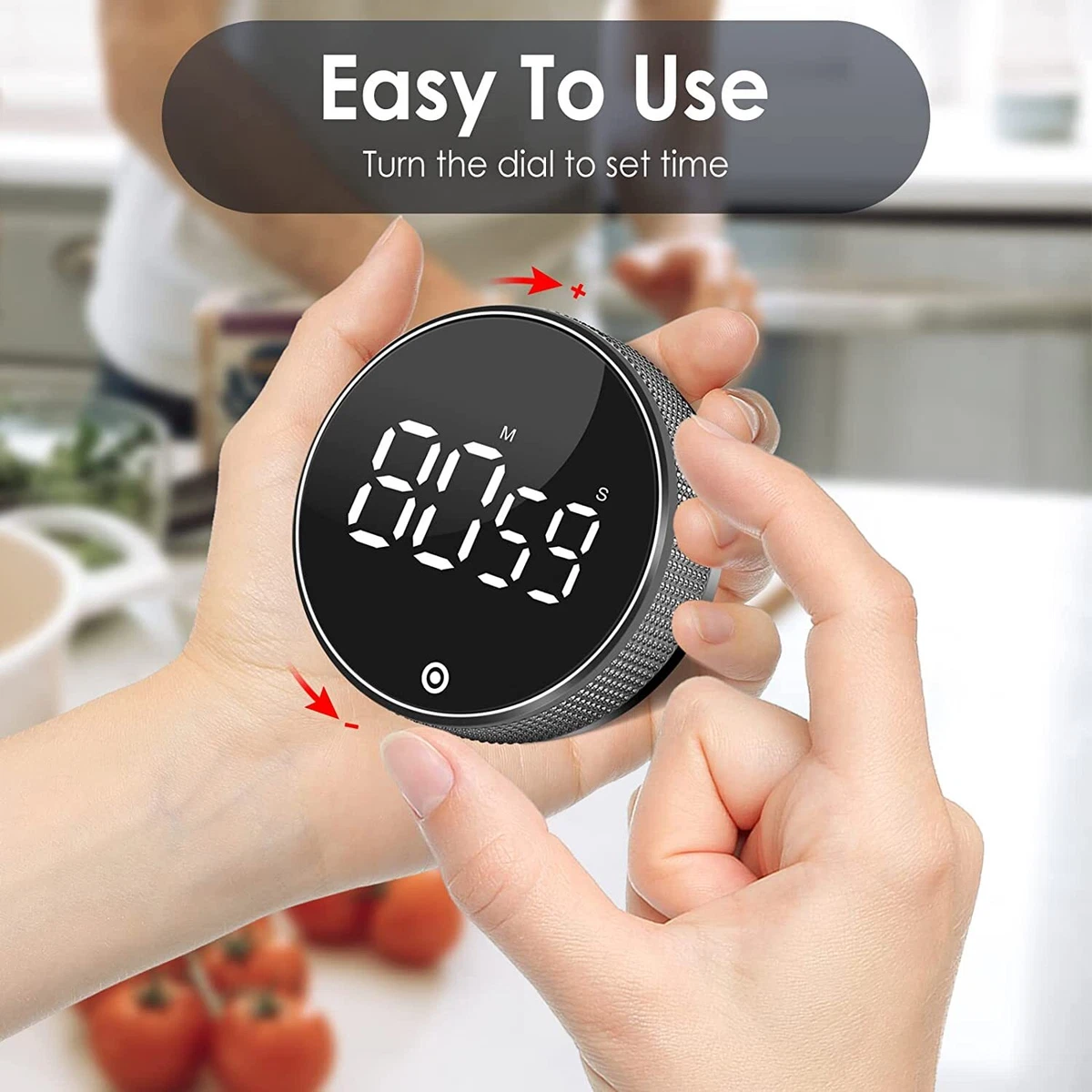 Magnetic Digital Kitchen Timer