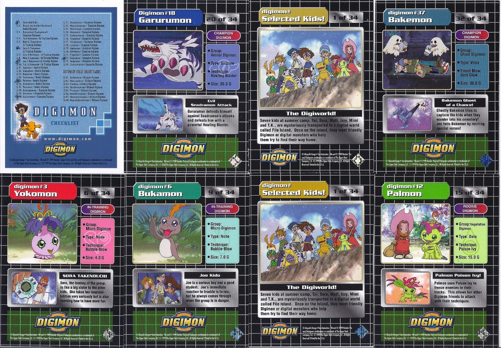 Mint Lot of 11 Digimon Cards Exclusive Preview Silver Holo Stamp, 2 ...