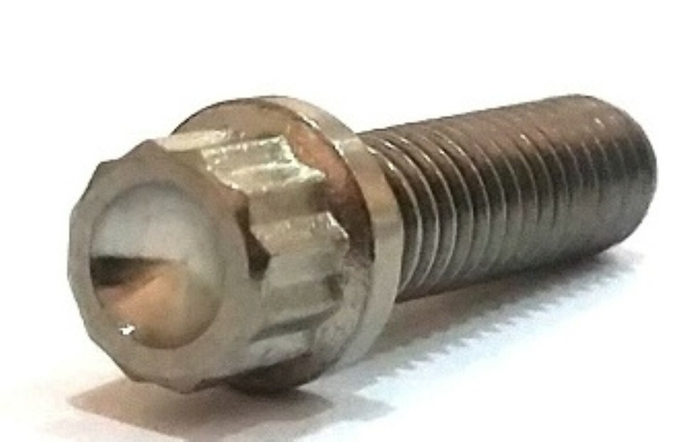 1X 12PT TITANIUM M10X1.5 BOLT 12 POINT M10 X 25MM M10X25MM LONG GRADE 5 ...