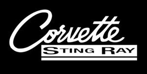 Corvette stingray C2 sting ray c3 sticker vinyl decal car window bumper ...