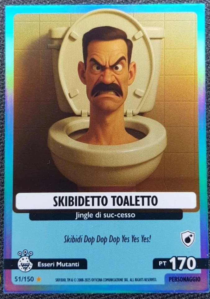 Carte skifidol brainrot italian card game trading brain rot rare cards ...