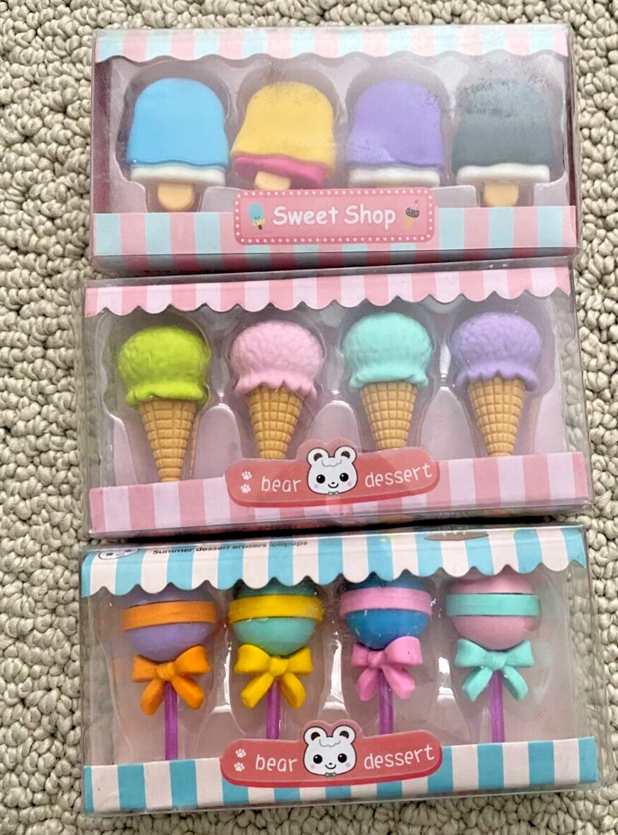 Lollipop Erasers