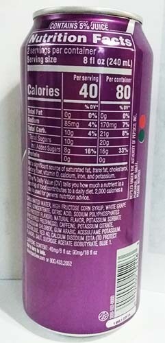 Mountain Dew "Kickstart Energizing Grape" FULL 16oz 473ml Caffeine USA ...