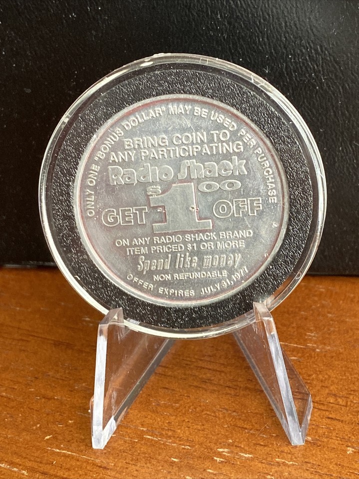 1977 Radio Shack Citizens Band Bonus $1.00 in Trade Token | eBay