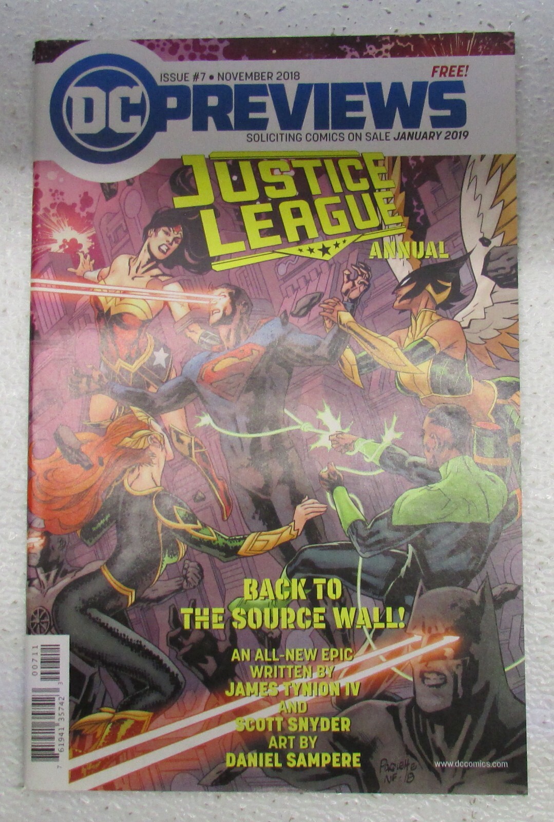 DC Soliciting Comics Previews Jan #7 Justice League Annual Comic Book ...