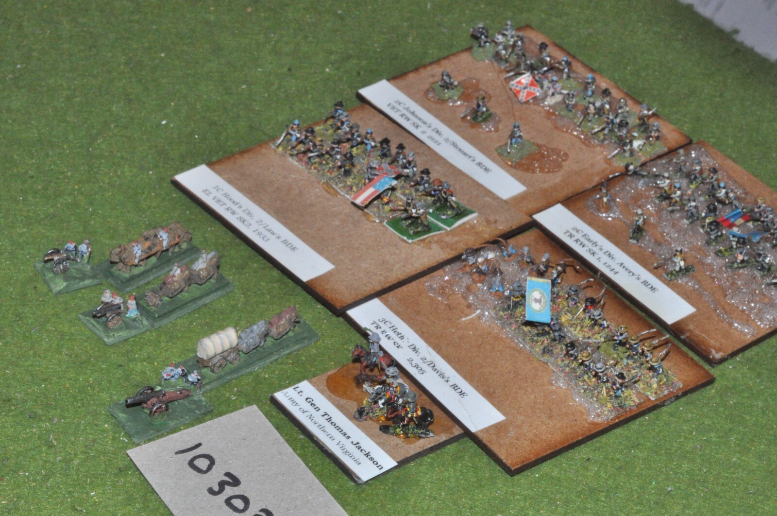 6mm ACW / volley & bayonet - confederate brigade 100 inf - (103036) | eBay