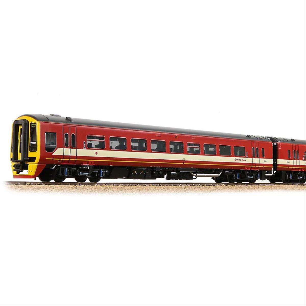 Bachmann Branchline 31-502A Class 158 2-Car DMU 158901 BR WYPTE Metro ...