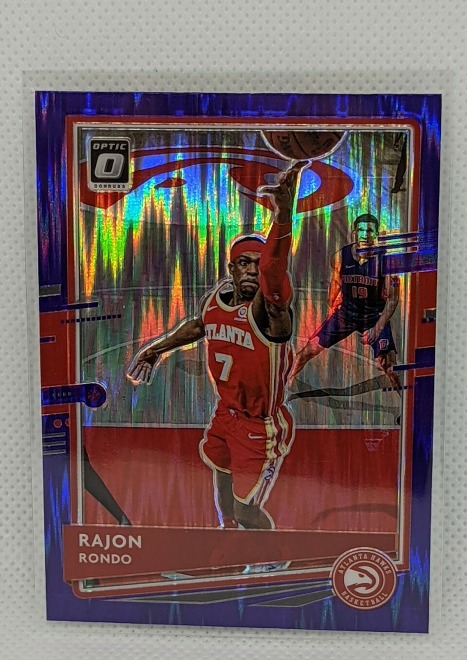 2020-21 Panini Donruss Optic - Purple Shock Prizm #107 Rajon Rondo for ...