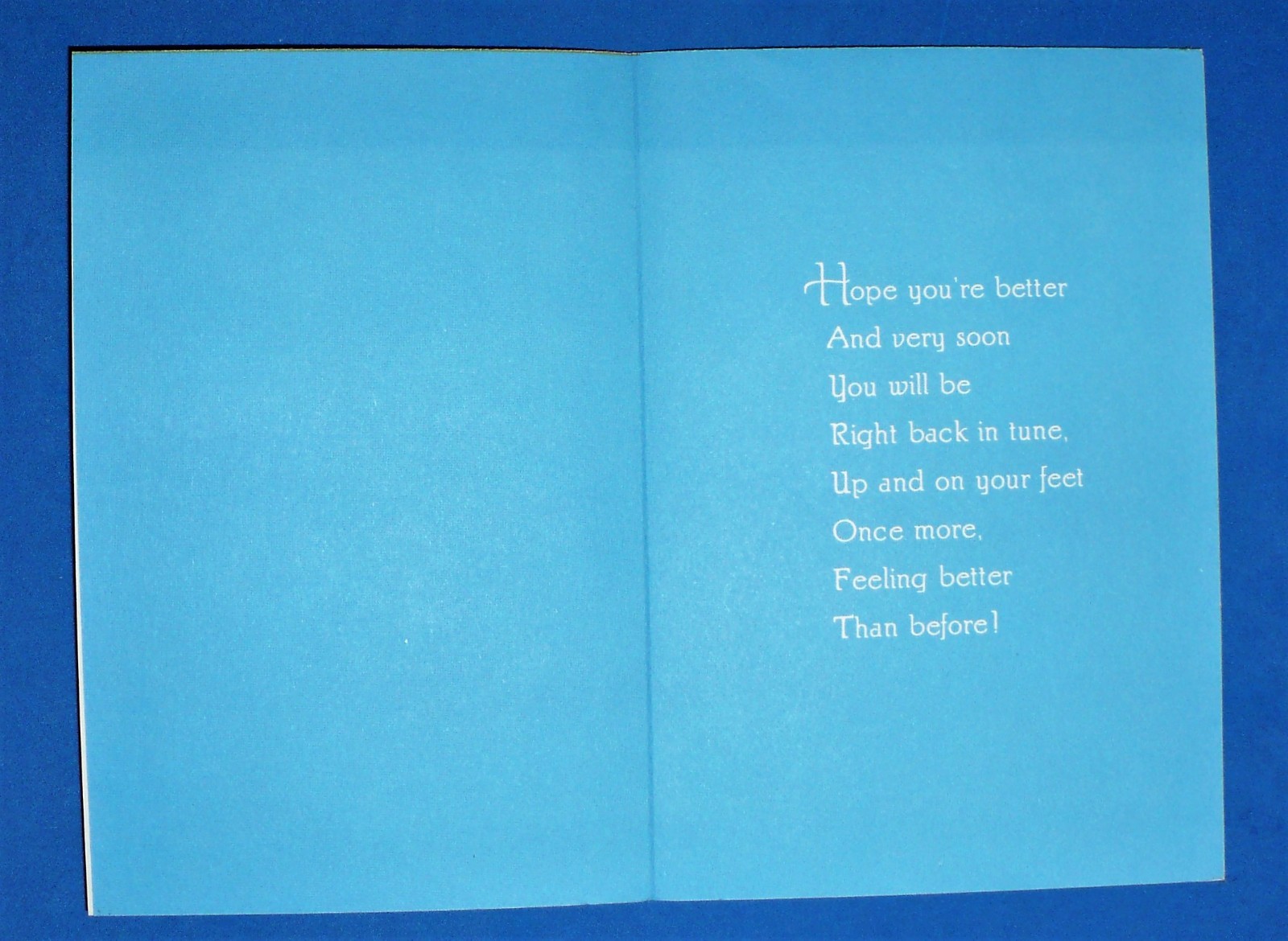 VINTAGE HALLMARK BLUEBIRDS FEEL BETTER GREETING CARD UNUSED | eBay