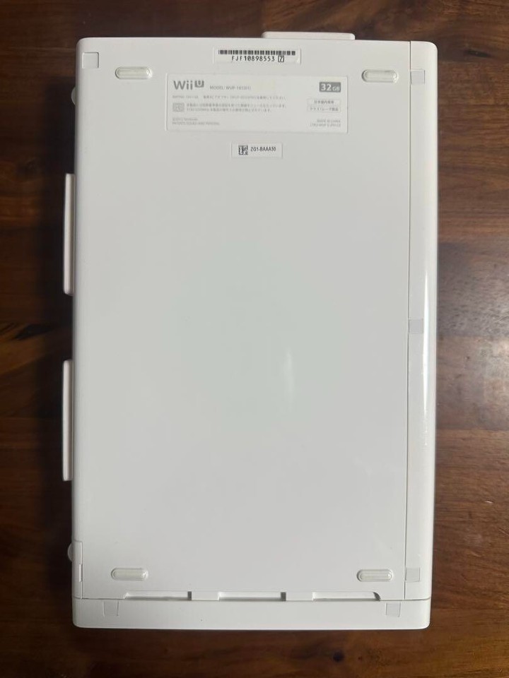 Nintendo Wii U Premium Set White 32GB Japanese Region Code Tested Japan ...