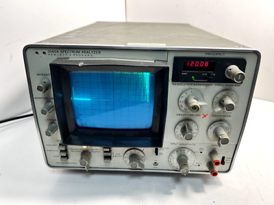 Vintage Hewlett Packard Model HP 3580A Spectrum Analyzer POWER TESTED ...