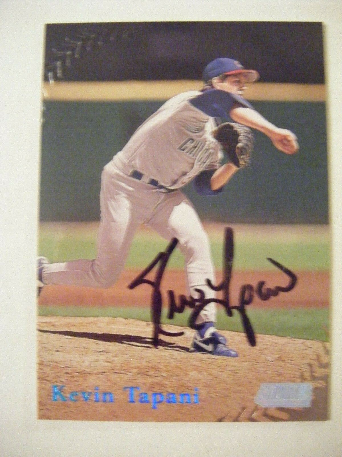 KEVIN TAPANI signed CUBS 1998 Topps Stadium Club baseball card AUTO ...