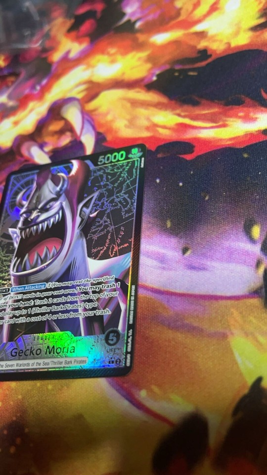 Gecko Moria Alt Art Leader OP06-080 One Piece TCG Wings Of The Captain ...
