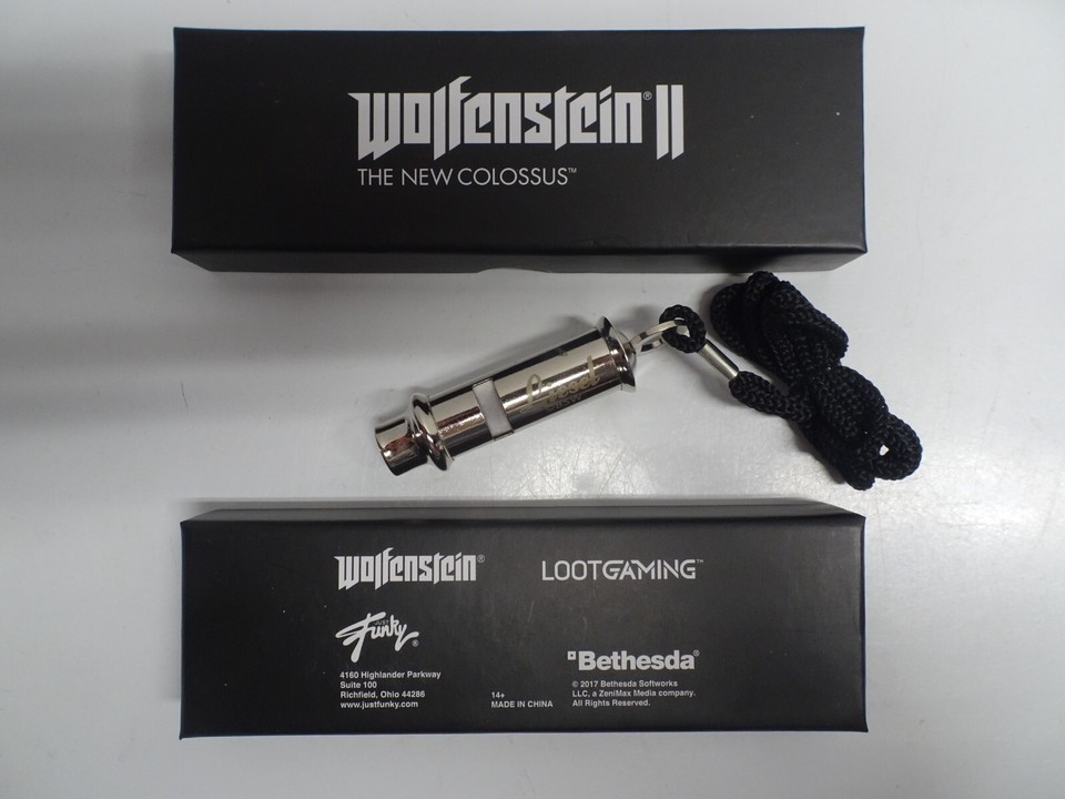 Wolfenstein II Panzerhund Whistle Loot Crate Exclusive 2017 | eBay