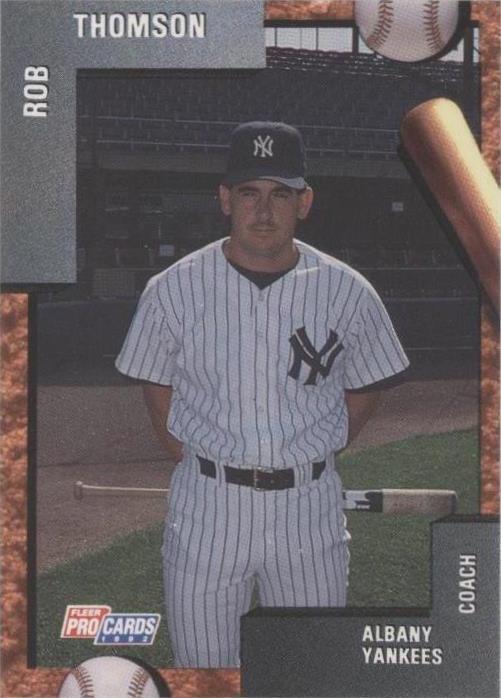 1992 Fleer ProCards Minor League - Rob Thomson #2350 (RC) for sale ...