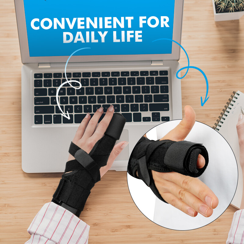 Finger Trigger Splint Hand Brace Straightening Curved Locked Mallet CFR ...