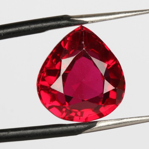 EGL Certifié Naturel Mozambique Rouge Rubis Poire Forme Coupe Gemme 4.8 Carats | eBay