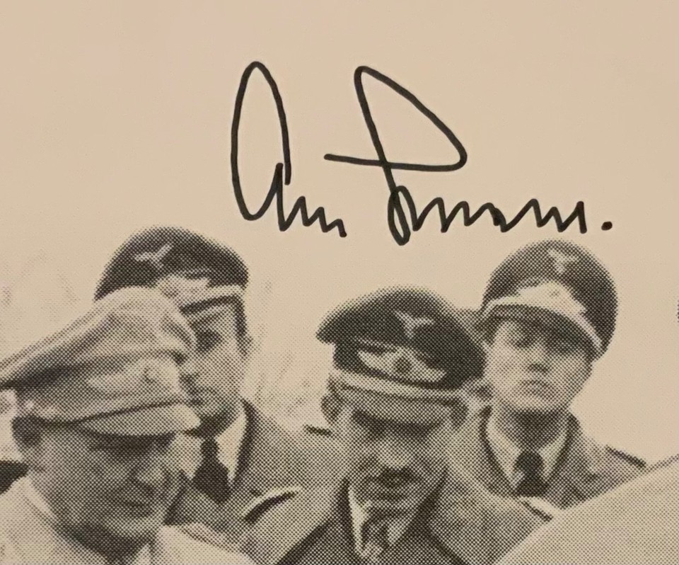 WWII German Luftwaffe General Adolf Galland Flying Ace Signed Photo ...