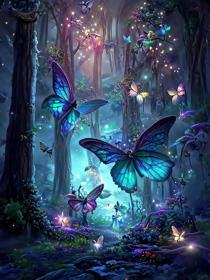 Butterfly Diamond Art Kits for Adults,5D Diamond Painting Kits for ...