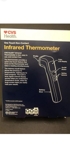 CVS Infrared Contact Thermometer New Original Box $49.99 *great Deal ...