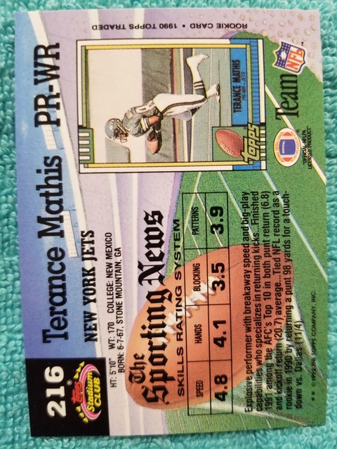 1992 Topps Stadium Club - #216 Terance Mathis for sale online | eBay