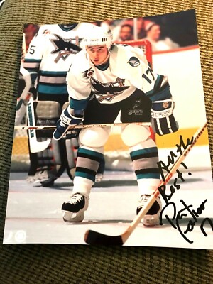 Pat Falloon San Jose Sharks Autographed 8x10 Photo COA | eBay